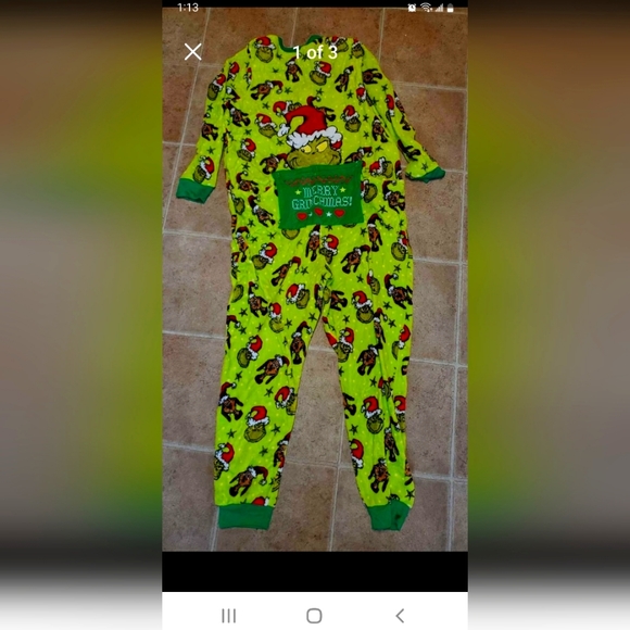 Other | Grinch Pjs 3x | Poshmark